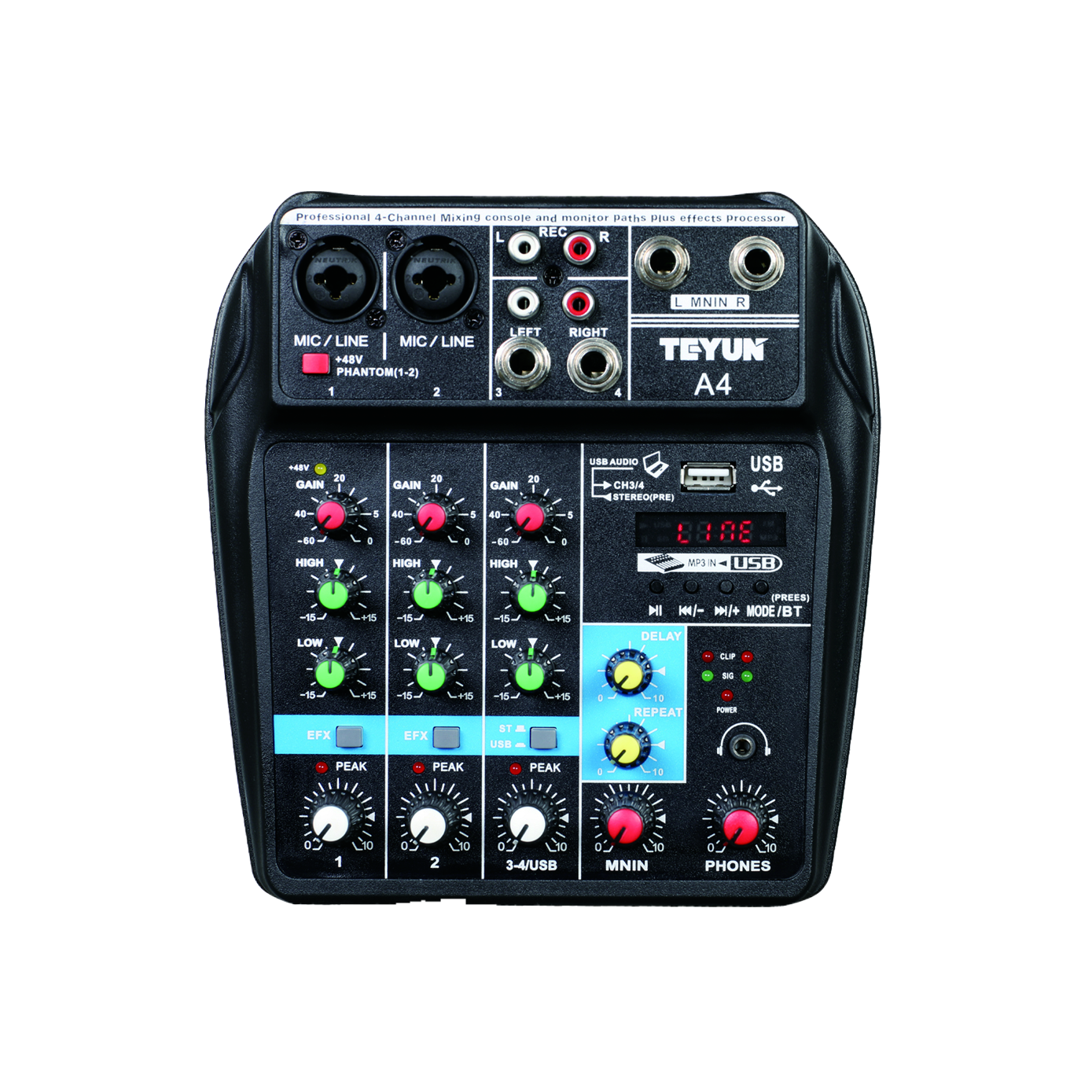 3 crossover electrónico mezclador de audio pro forma profesional y de ...