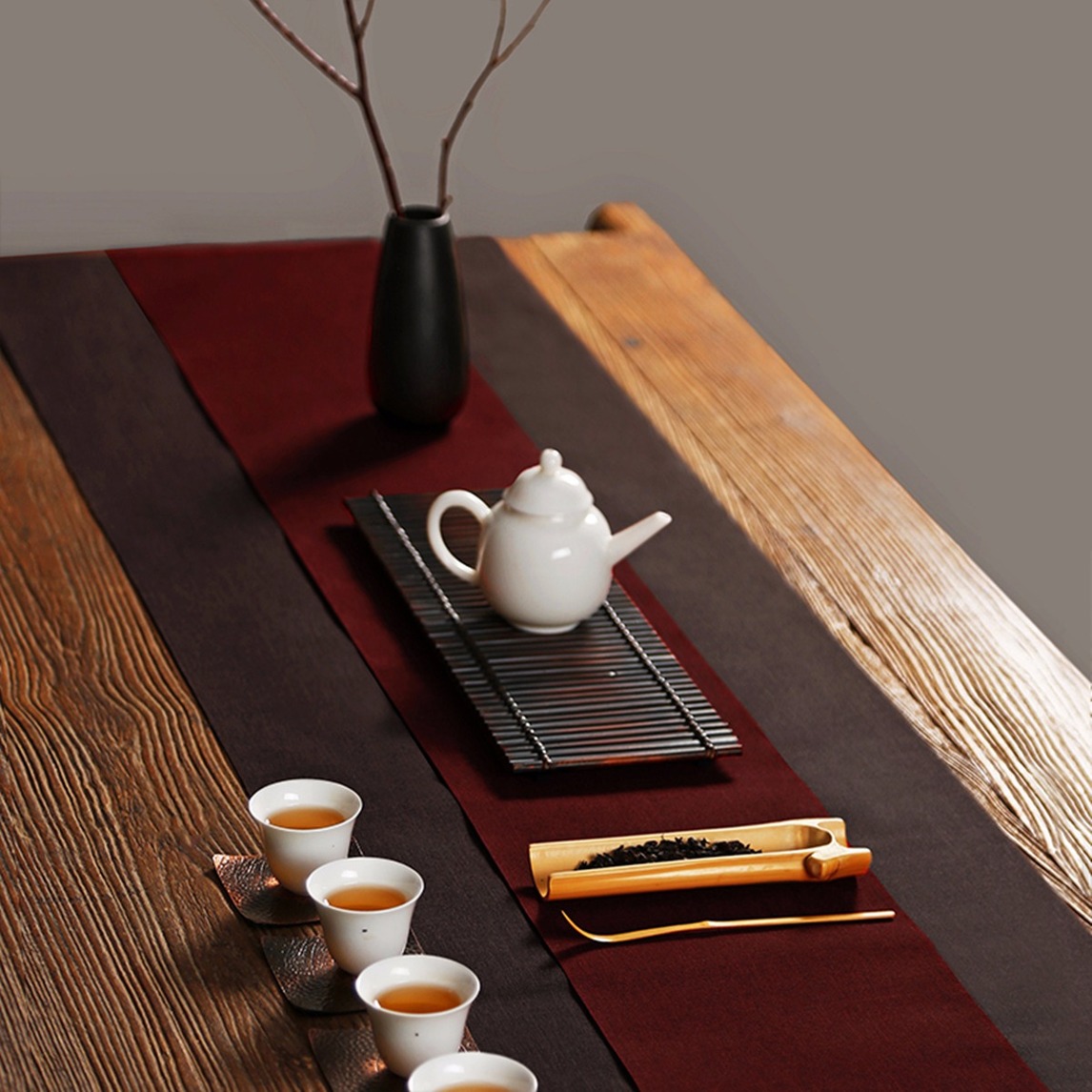 茶有千味，适口者珍 花小妞精致店设计效果图 每平每屋·设计家